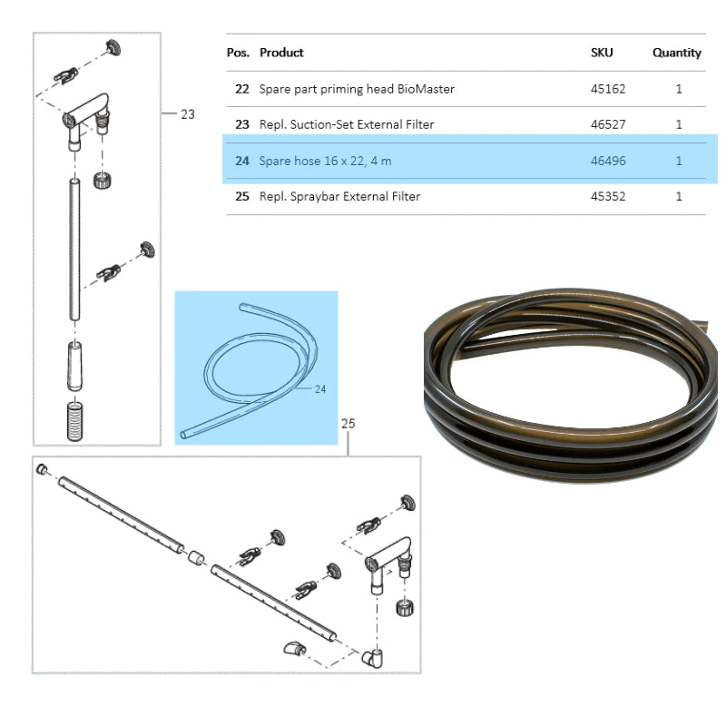 OASE Biomaster 250/350/600/850 Spare Parts | Fresh N Marine