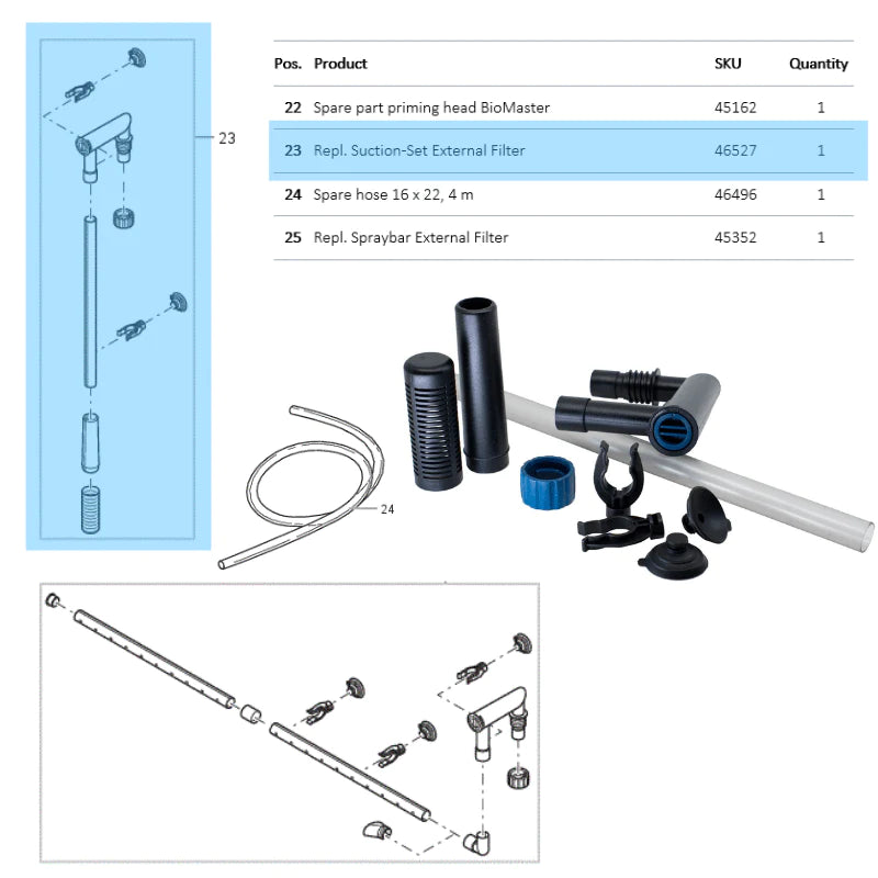 OASE Biomaster 250/350/600/850 Spare Parts | Fresh N Marine