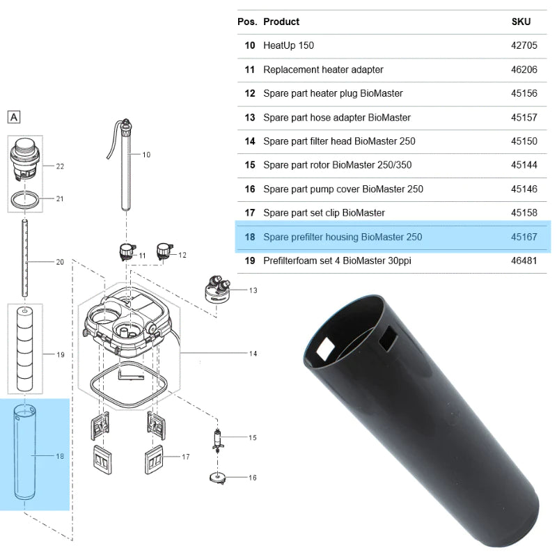 OASE Biomaster 250/350/600/850 Spare Parts | Fresh N Marine