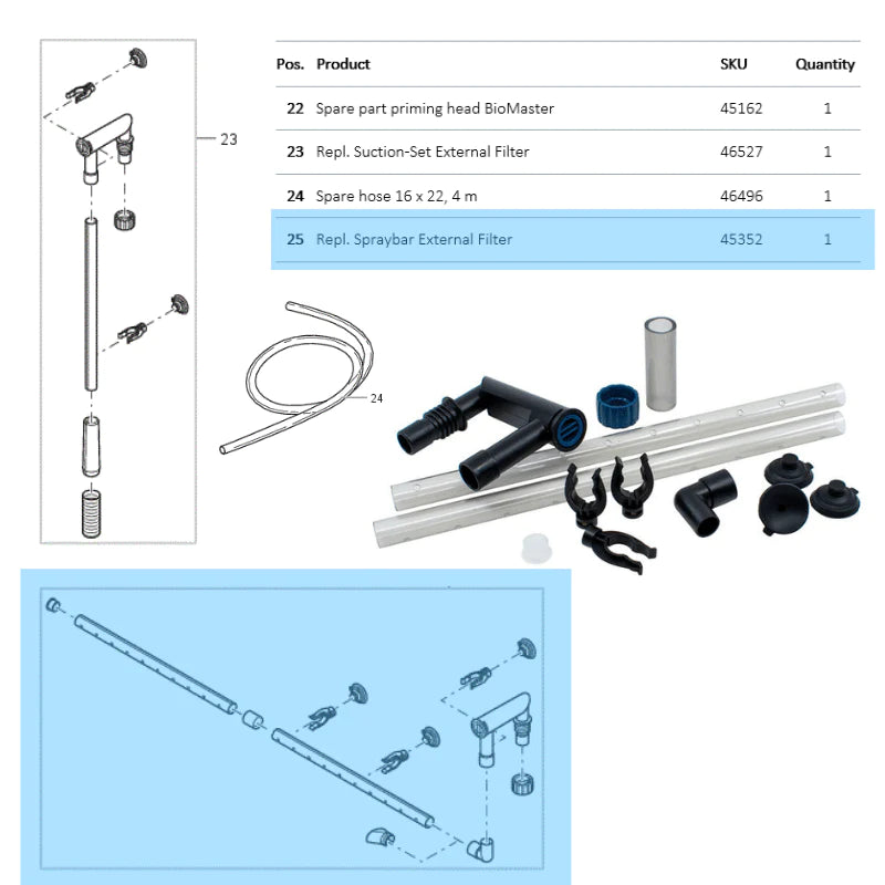 OASE Biomaster 250/350/600/850 Spare Parts | Fresh N Marine