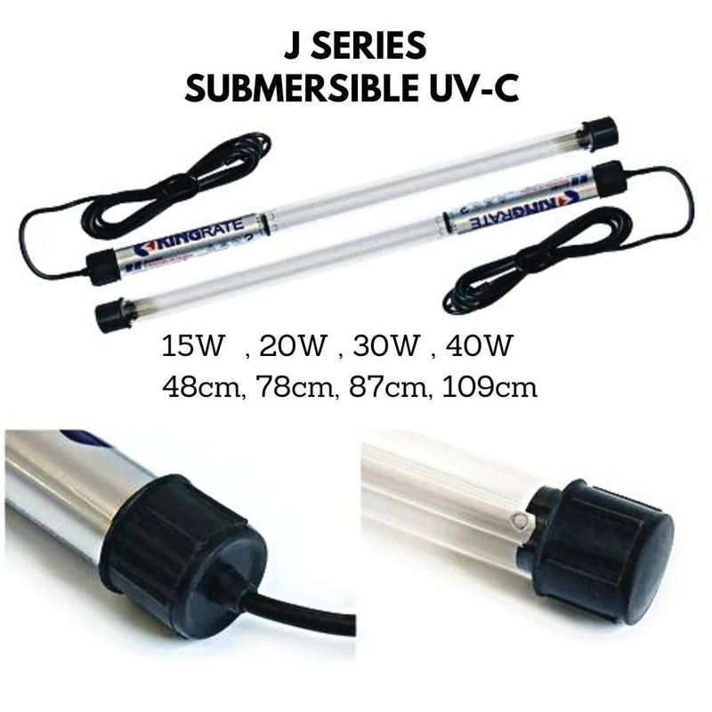 KINGRATE Submersible UV-C lamp J series (48-109cm) (15W - 40W) | Fresh ...