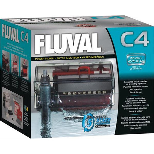 Fluval C4 Hang On Power Filter (150L-265L) | Fresh N Marine