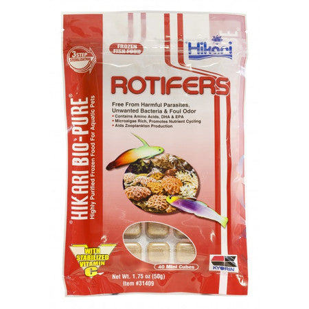 Hikari Frozen Rotifers 1.75oz (40 cubes) | Fresh N Marine
